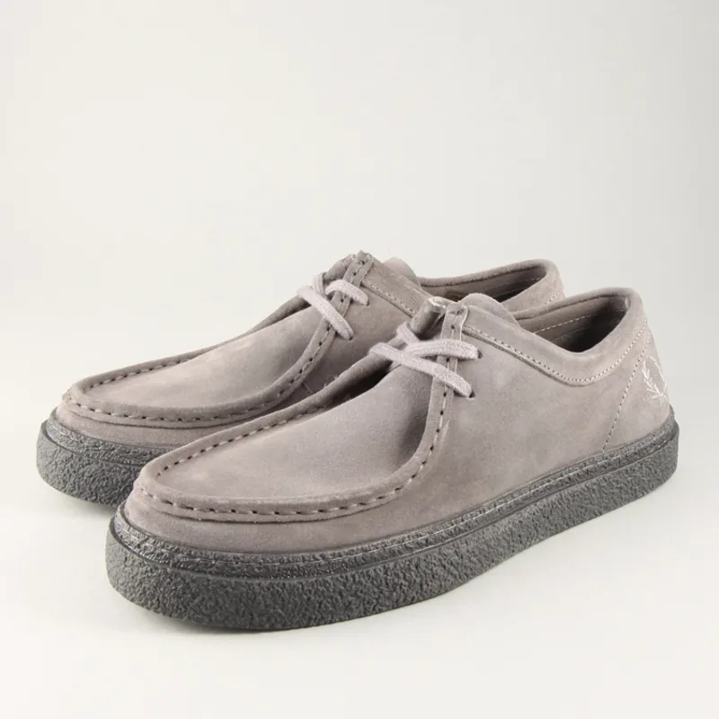 Fred Perry Dawson Low Suede - Charcoal
